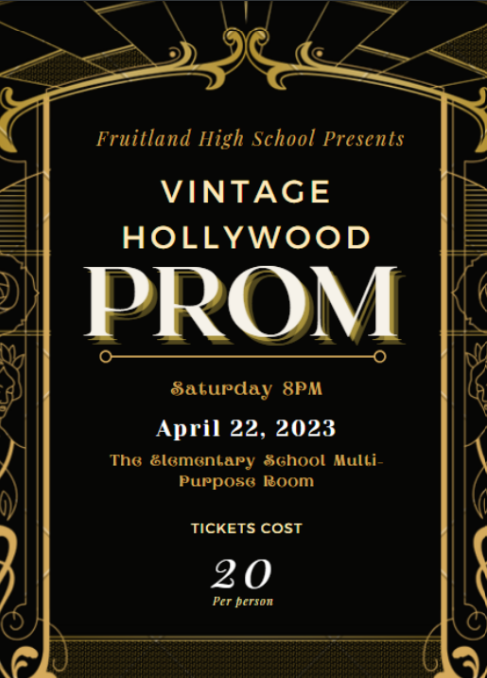 Prom Tickets On Sale Now | Fruitland High School